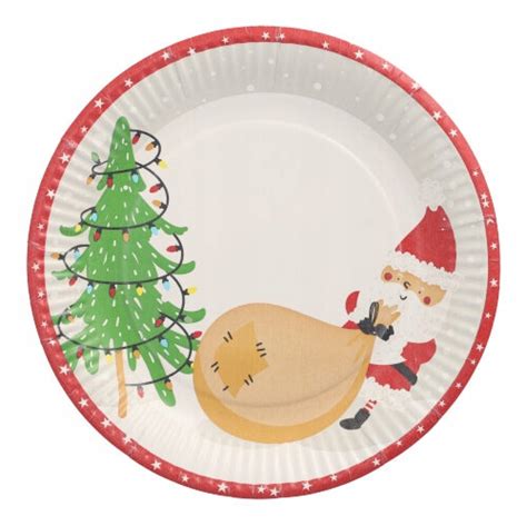 Talerze papierowe świąteczne EKO 23cm 10szt 4002911338971 Cena