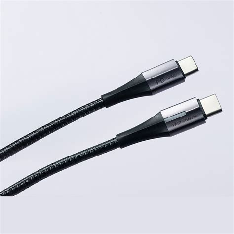 Cáp sạc nhanh 2 đầu Type C PD 100W 1m Gomhang