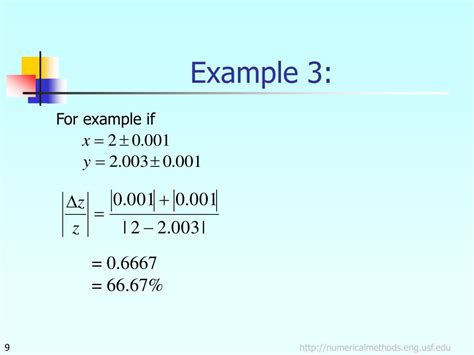 PPT Propagation Of Errors PowerPoint Presentation Free Download ID