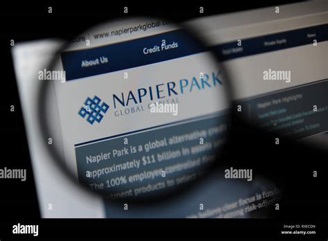 Napier Park Global Capital Website Seen Through A Magnifying Glass