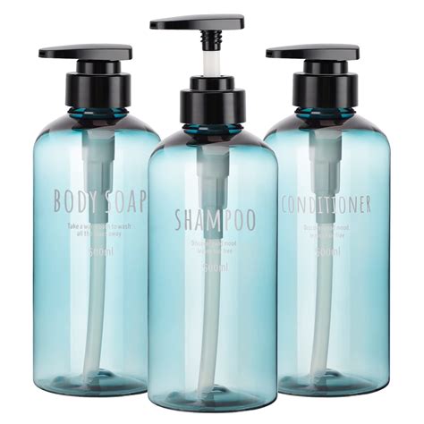 Buy Segbeautyshampoo Bottles With Pump 16oz Empty Refillable Shower