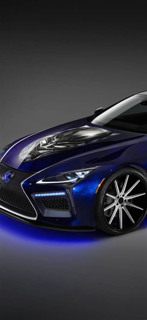 1125x2436 Lexus Black Panther Lc 500 Iphone Xsiphone 10iphone X Hd 4k