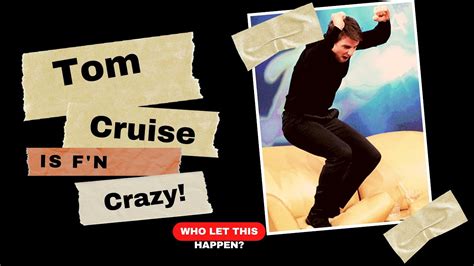 Tom Cruise Is Manic Tomcruise Oprah Topgun Oprahwinfrey Youtube