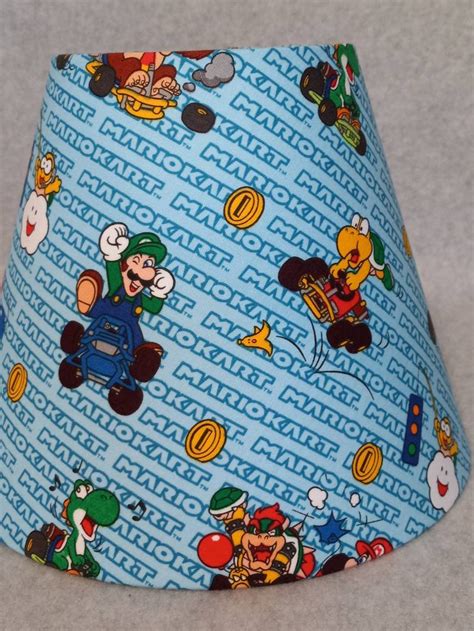 Super Mario Lamp Shade Nintendo Racing Shades Are Etsy