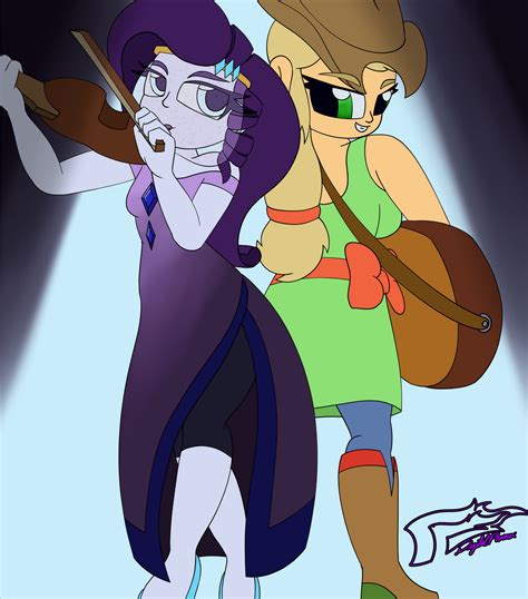 Rarity X Applejack By Dig1talpho3nix On Deviantart