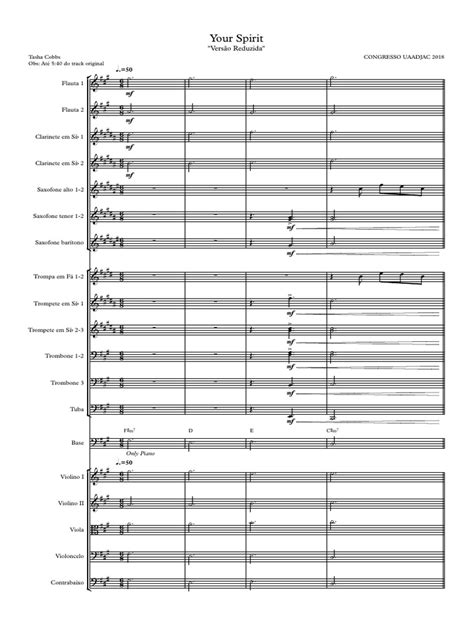 Your Spirit Tasha Cobbs Partitura Completa Pdf