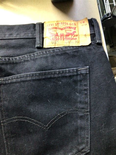 Levis 501 Mens Original Straight Leg Jeans Button F Gem