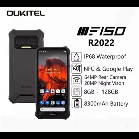 Jual Oukitel HP Outdoor IIIF150 R2022 64MP + 20MP Night Vision IP68/69K ...