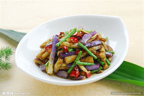 豆角烧茄子摄影图传统美食餐饮美食摄影图库昵享网nipiccn