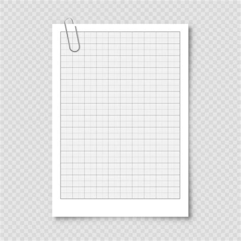 Premium Vector Sheet Of Graph Paper With Grid Millimeter Paper