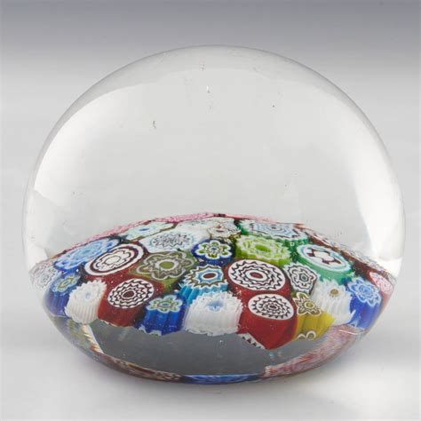 Murano Millefiori Closepack Paperweight C1970