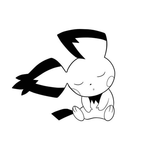 Coloriage Pichu à imprimer