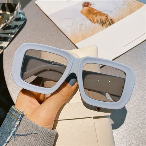 Candy Color Checkerboard Sunglasses