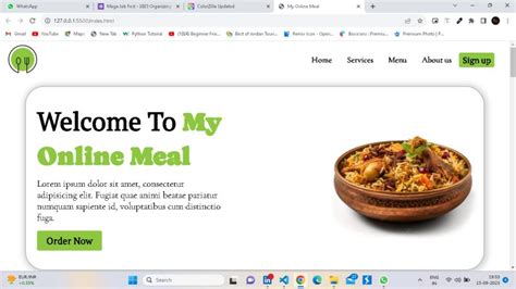 Mayank Karayat On Linkedin Webdevelopment Foodwebsite Html5 Css3