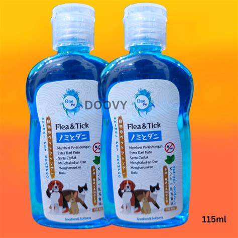 Jual ONE PET SHAMPOO FLEA TICK 115ML SHAMPOO KUCING ANJING ONE PET