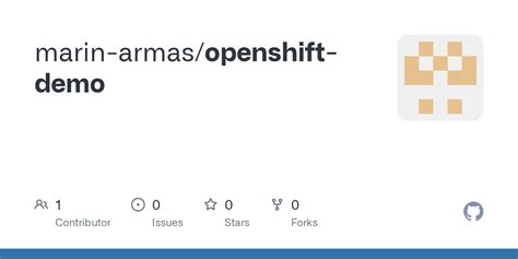 GitHub Marin Armas Openshift Demo