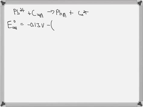 Solved Use The Tabulated Half Cell Potentials To Calculate Î”gÂ° For