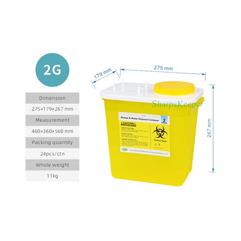 China 2 Gallon Round Lid Sharps Container Manufacturers Suppliers Factory Good Price