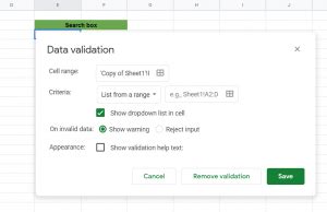 How To Create A Search Box Using Query In Google Sheets