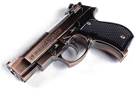 Elegantsecret First Quality Gun Shape Plastic Steel Gas Lighter