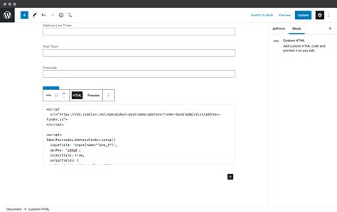 Jetformbuilder Address Validation Documentation Ideal Postcodes