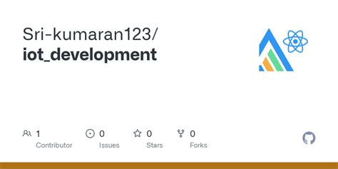 github sri kumaran123 iot development
