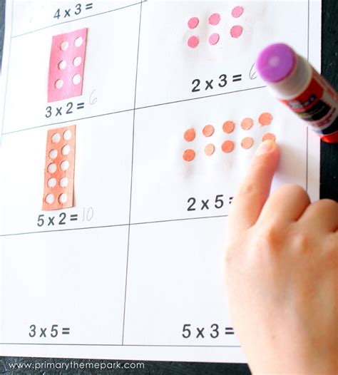 Multiplication Arrays Primary Theme Park