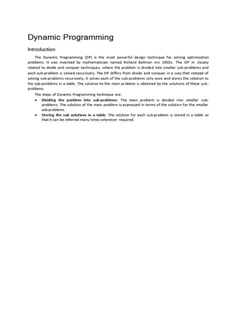 Daa Lecture Cse Pdf Dynamic Programming Matrix Mathematics