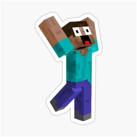 Minecraft Steve Stickers Redbubble