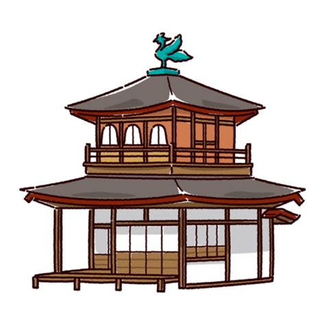 銀閣寺のイラスト イラストくん