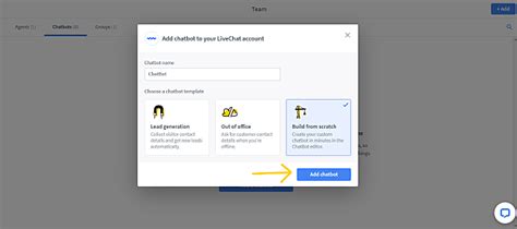 create a bot for your livechat with chatbot integration livechat help