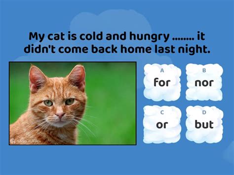 Coordinating Conjuction Quiz