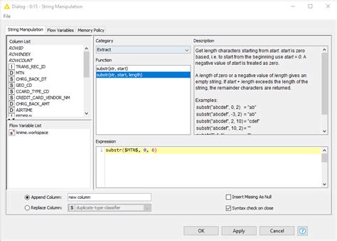 String Manipulation KNIME Analytics Platform KNIME Community Forum