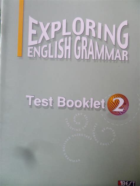 Exploring English Grammar Test Booklet 2