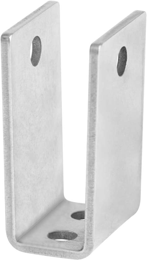 Harris Hardware 11919 U Bracket Stamped Stainless Steel 1