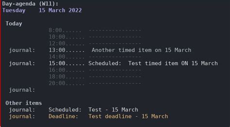 Org Super Agenda Config Confusion Day Agenda Showing Details For Wrong