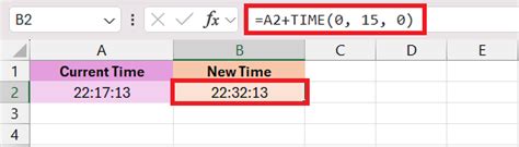 Add 15 Minutes From Now In Excel Quick Time Addition Tips Myexcelonline