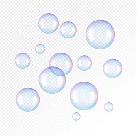 Pompas De Jab N Realistas Sobre Fondo Transparente Vector Premium