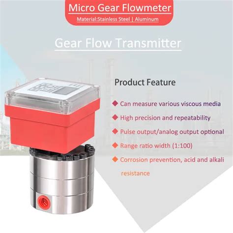 Shanghai Cixi Micro Oval Gear Flow Meter For Caustic Soda Solution Flowmeter And Flow Meter