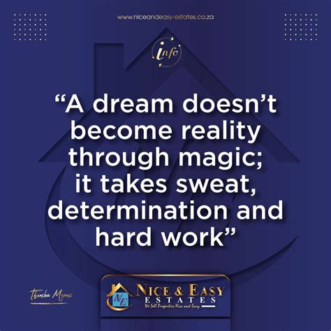Themba Msomi On Linkedin A Dream Doesnt Become Reality Through Magic