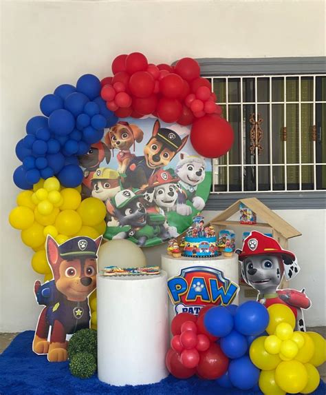 Decoración de Paw Patrol Paw patrol decorations Paw patrol birthday party Paw patrol birthday