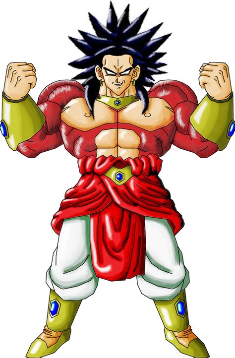 Broly Legendary Super Saiyan 4 By Guitar6god On Deviantart