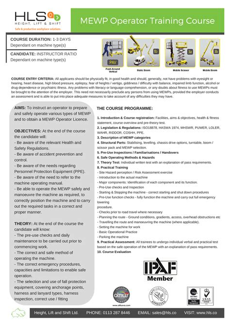 Operator Training For Mewps A Simple Guide