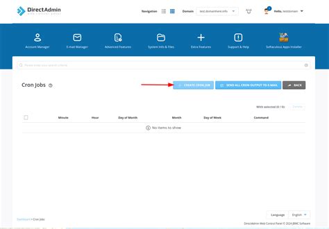 CrownCloud Wiki How To Create Cron Job In DirectAdmin
