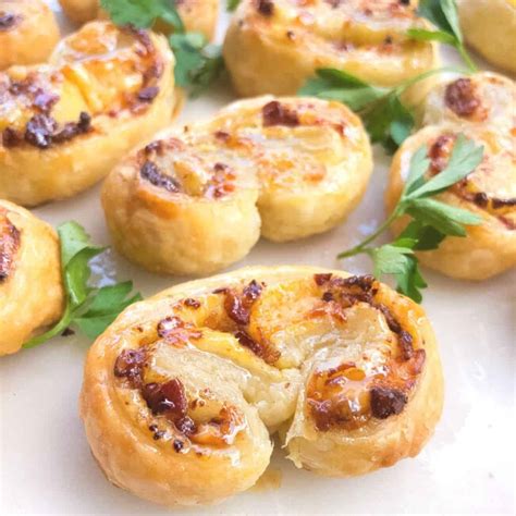 Sweet N Spicy Bacon Palmiers With Puff Pastry Alekas Get Together
