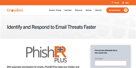 Tarification Phisher Knowbe4