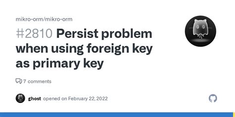 Persist Problem When Using Foreign Key As Primary Key Issue 2810
