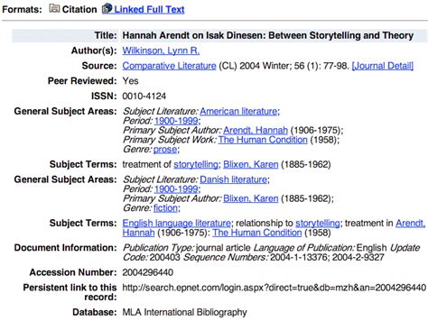 Home MLA International Bibliography Database LibGuides At Monmouth University