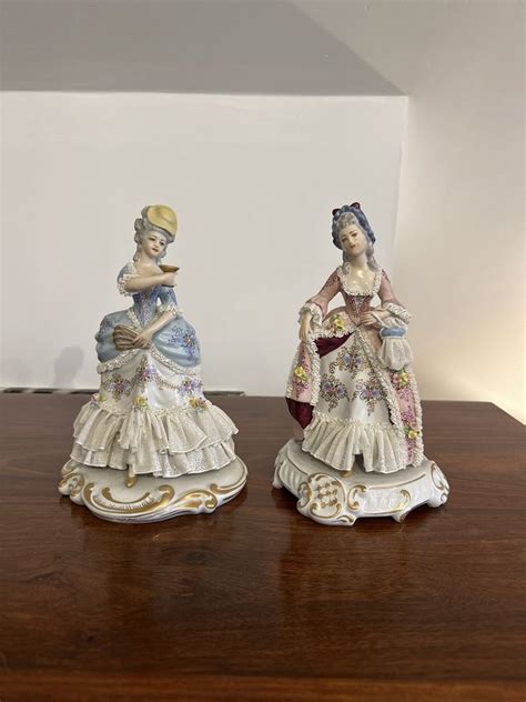 Figurka Porcelanowa Panie Z Kieliszkiem Gorzew OLX Pl