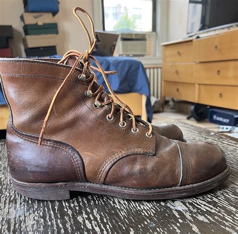 Selvedge Denim Redwing Iron Ranger Mens Boots Fashion Iron 59 Off